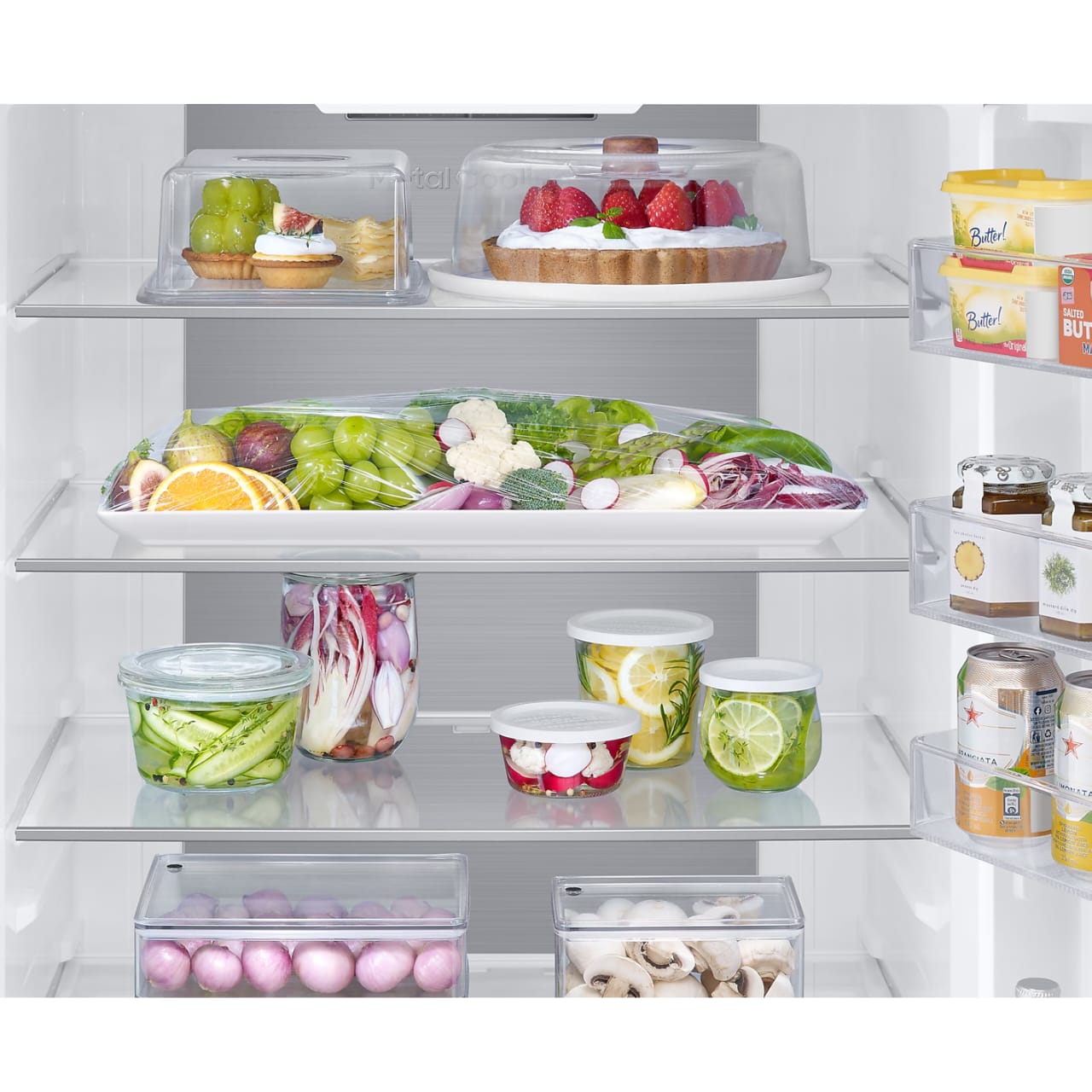 REFRIGERATEUR SAMSUNG COMBINE 3TIROIRS GRIS RB53 S9 - Vente en ligne ...